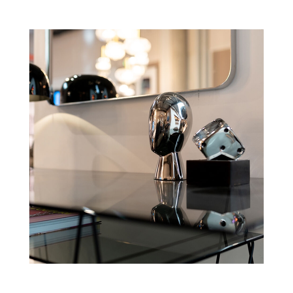 Deco Object Dices Silver 10X10 Cm