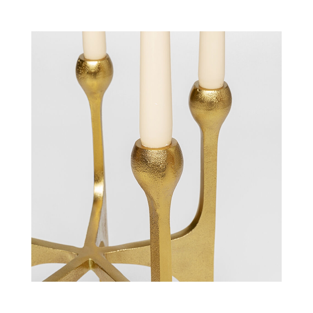 Candle Holder Stacky Gold 31cm