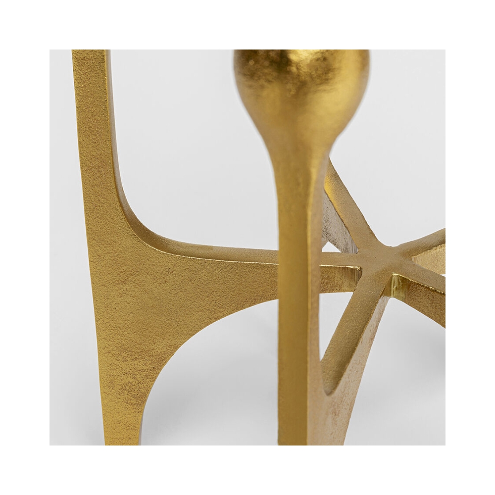 Candle Holder Stacky Gold 31cm