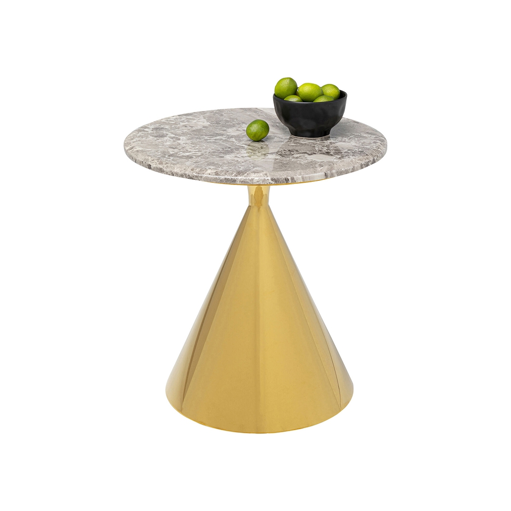 Side Table Rita Gold Ø50cm