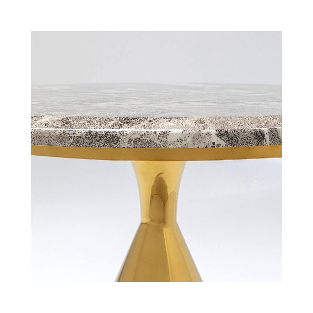 Side Table Rita Gold Ø50cm