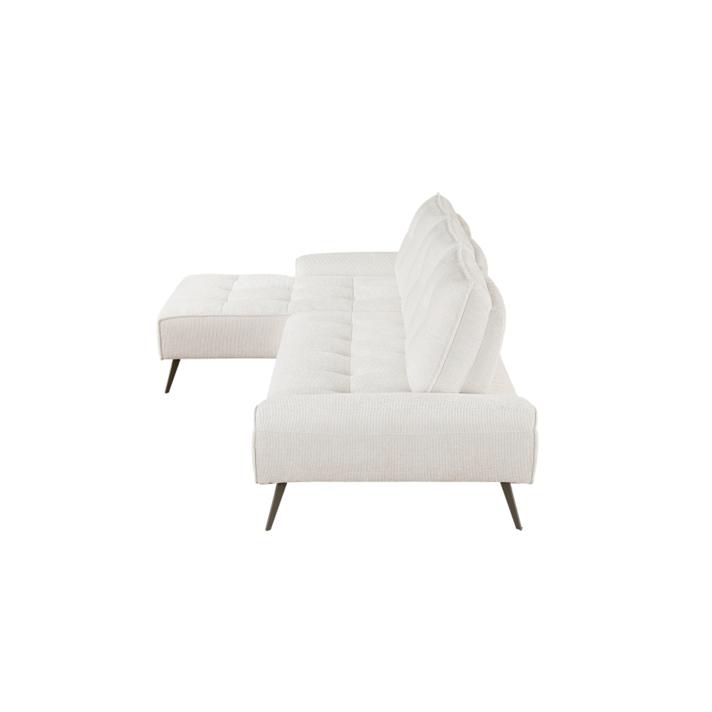 Sofá Cama Drew L Izquierda Beige